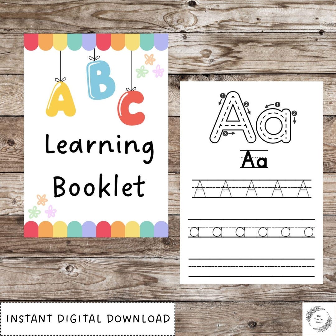 Alphabet Tracing Worksheets: Fine Motor Skills, Handwriting Practice ...