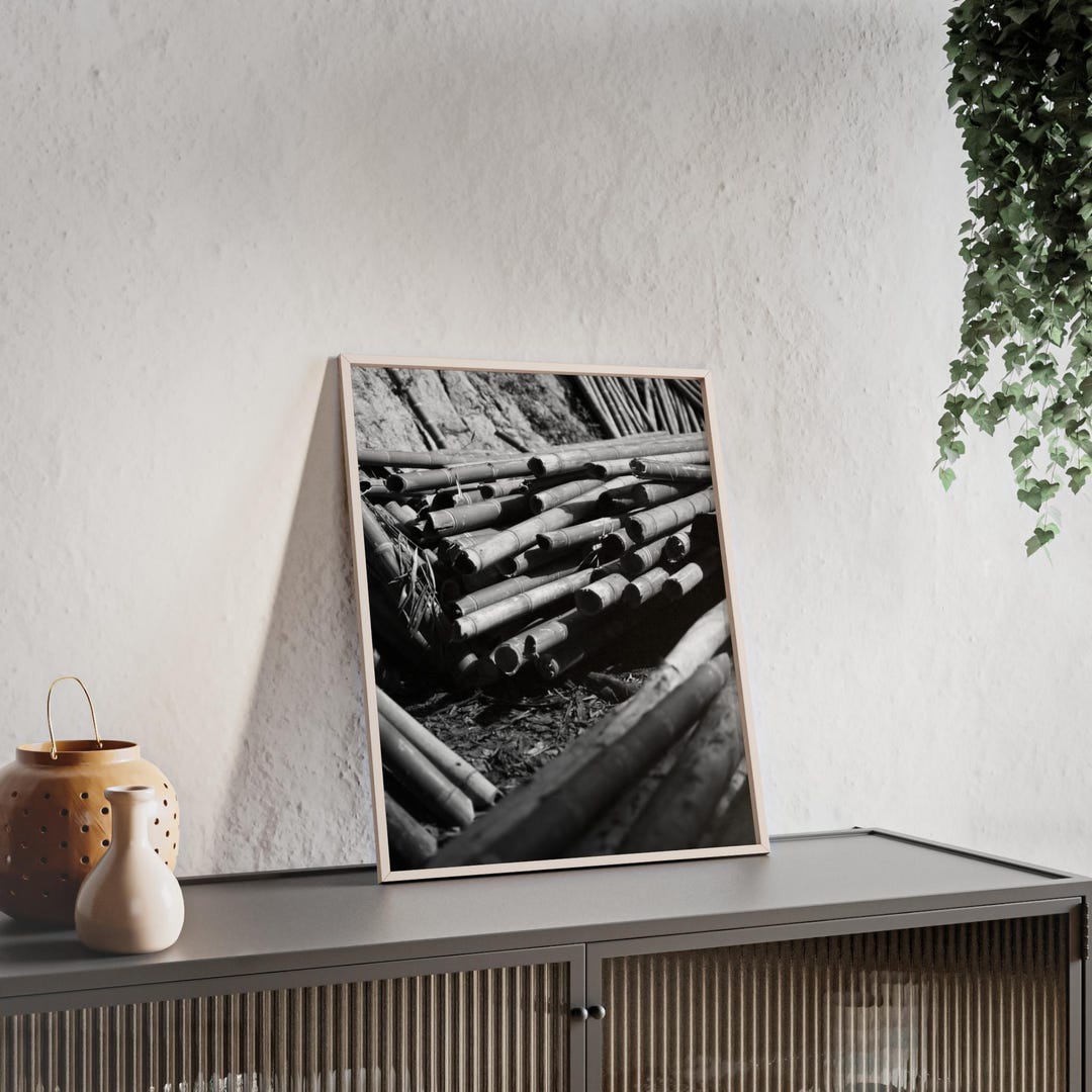 Rustic Bamboo Artwork | Home Decor, Wall Art, Gift Idea, Living Room ...