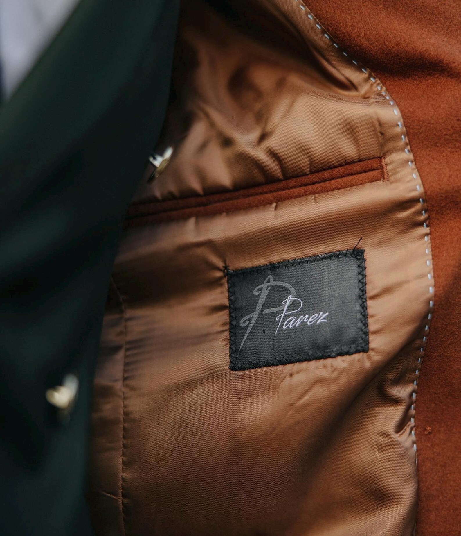 Burnt Orange Wool Blend Overcoat: Double-breasted Winter Trench Coat - Etsy