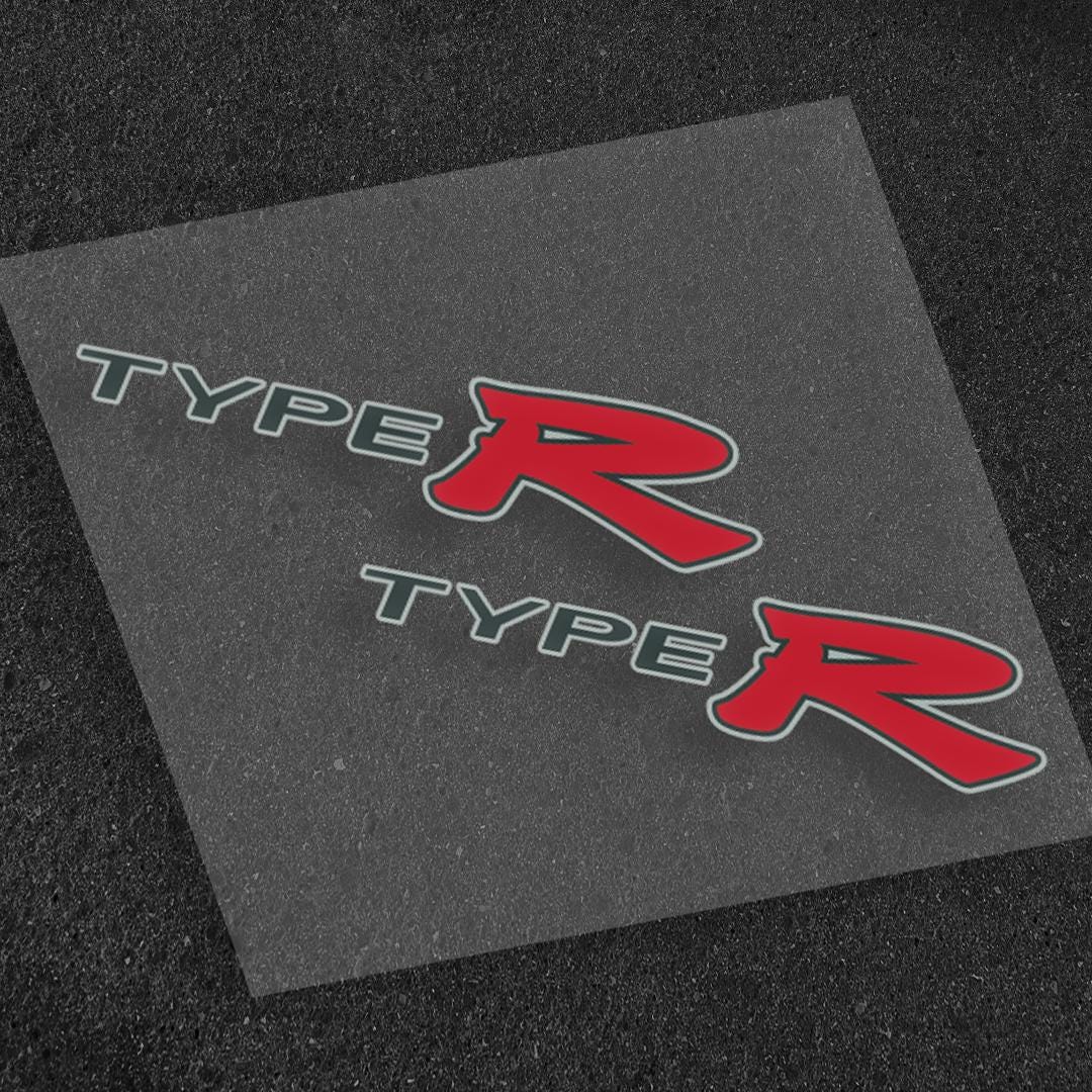 Type R Logo Stickers - Etsy