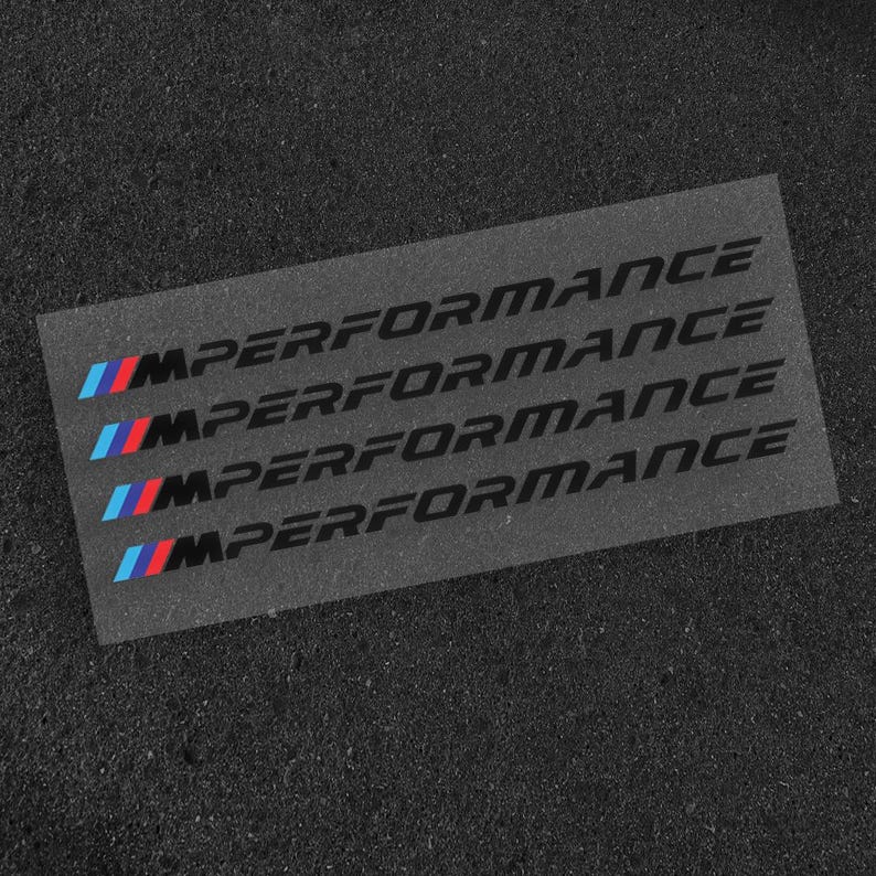 M Performance Sticker - Etsy