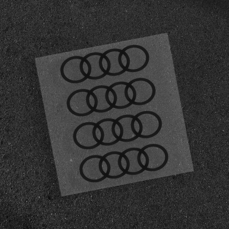 Audi Logo Stickers - Etsy