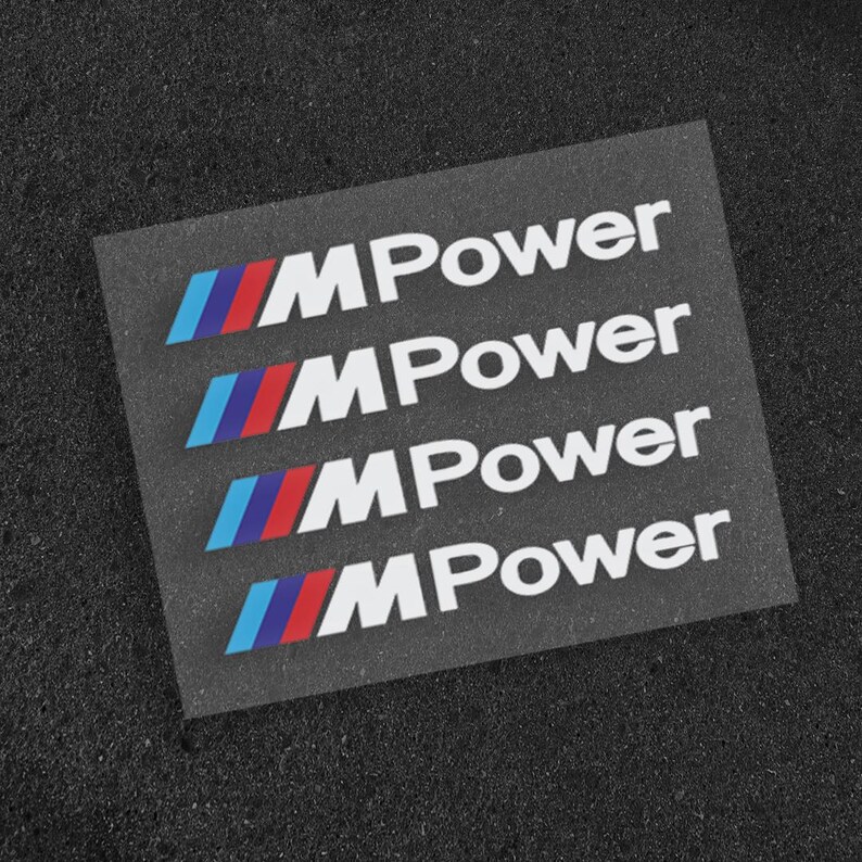 BMW M Power Stickers - Etsy