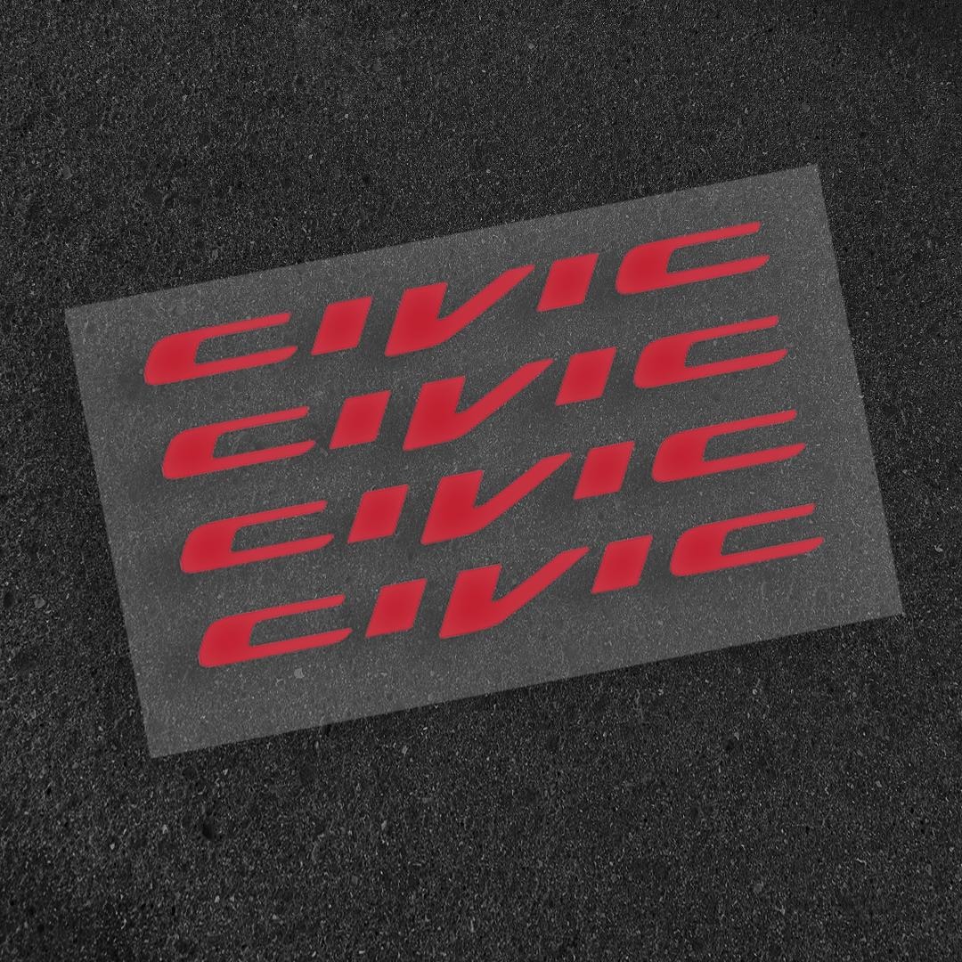 HONDA Civic Logo Stickers - Etsy