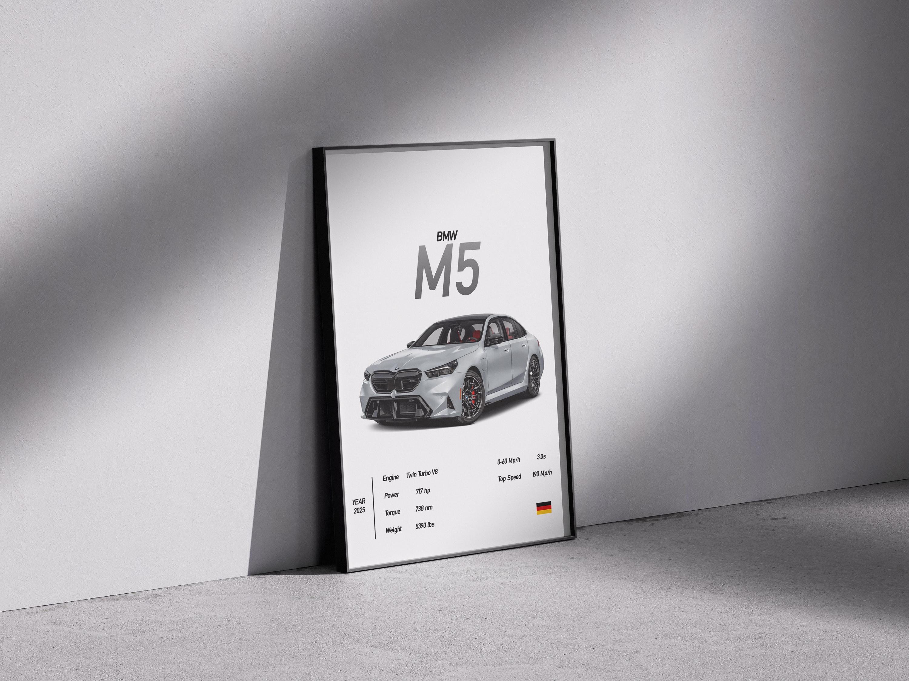 Sports Car Poster, Minimalist Modern Art, Wall Hanging Poster, Car ...