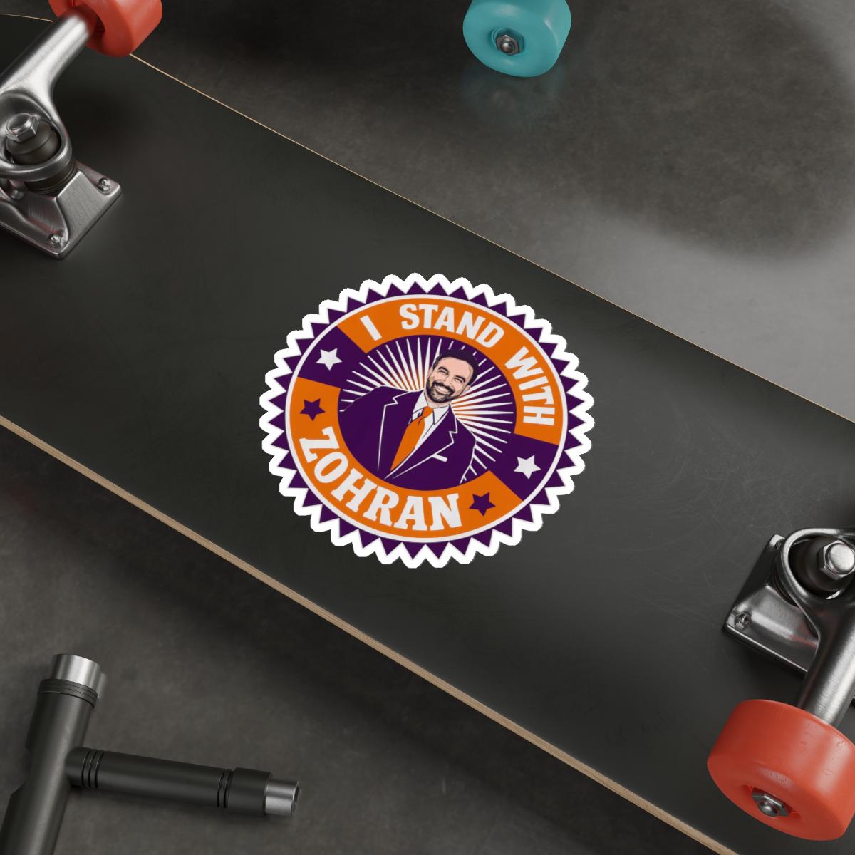 Vintage I Stand With Zohran Mamdani NYC Mayor Sticker Retro Political ...