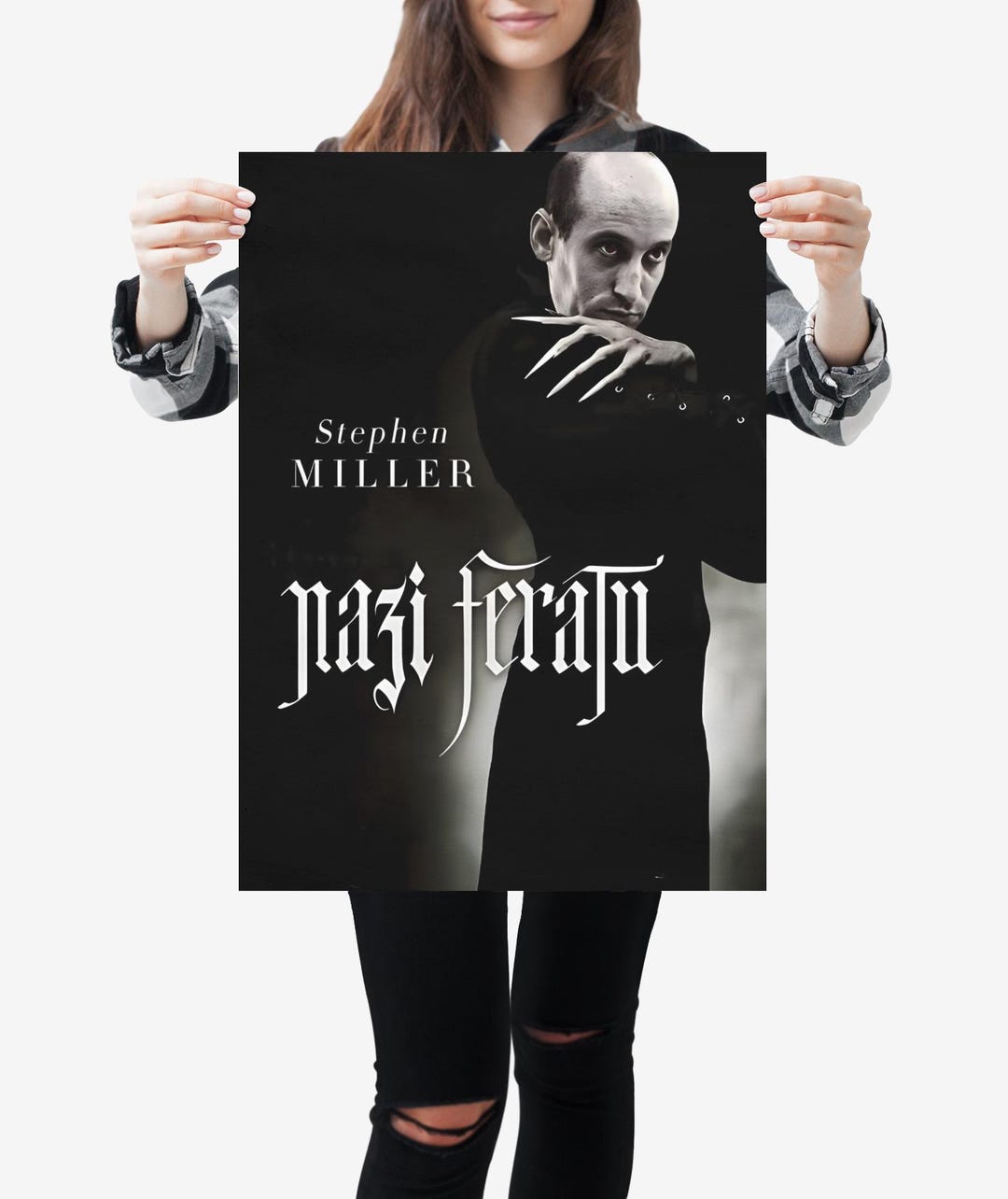 NAZI FERATU Stephen Miller as Dracula White Nationalist Nightmare! Hang ...