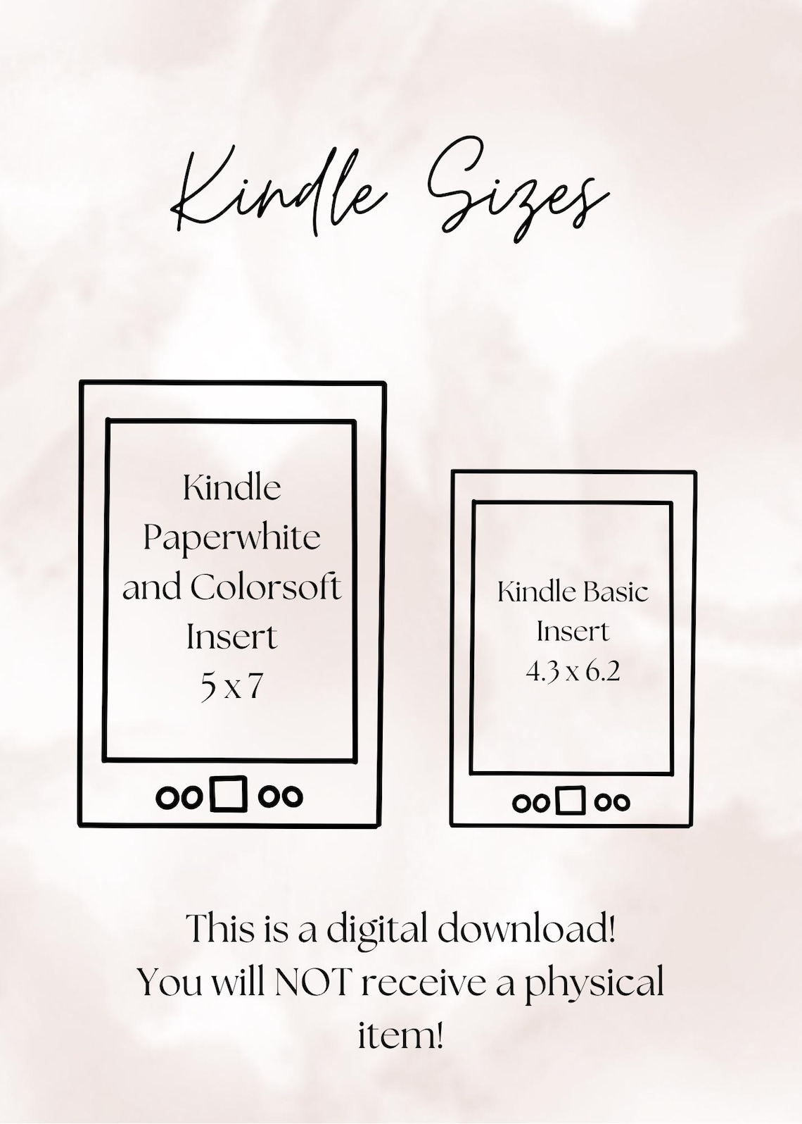 Custom Kindle Insert | Purple Kindle Insert | Digital Download | E ...