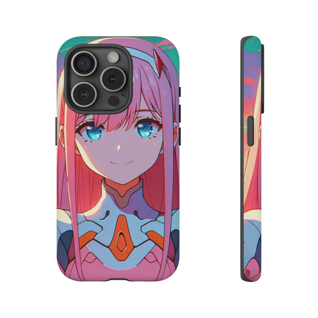 Anime Waifu Tough Case, Zero Two Phone Case, Protective Cover, Durable ...