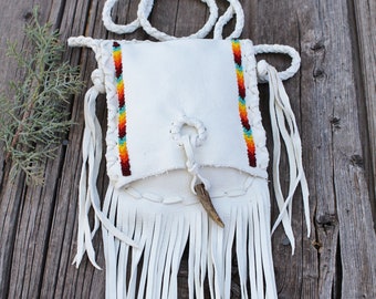 Buckskin Leather Bag | Etsy
