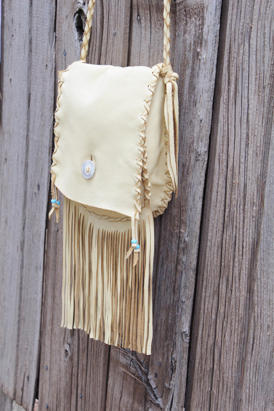 Fringed Handbag , Fringed Leather Crossbody Bag , Leather Purse With ...