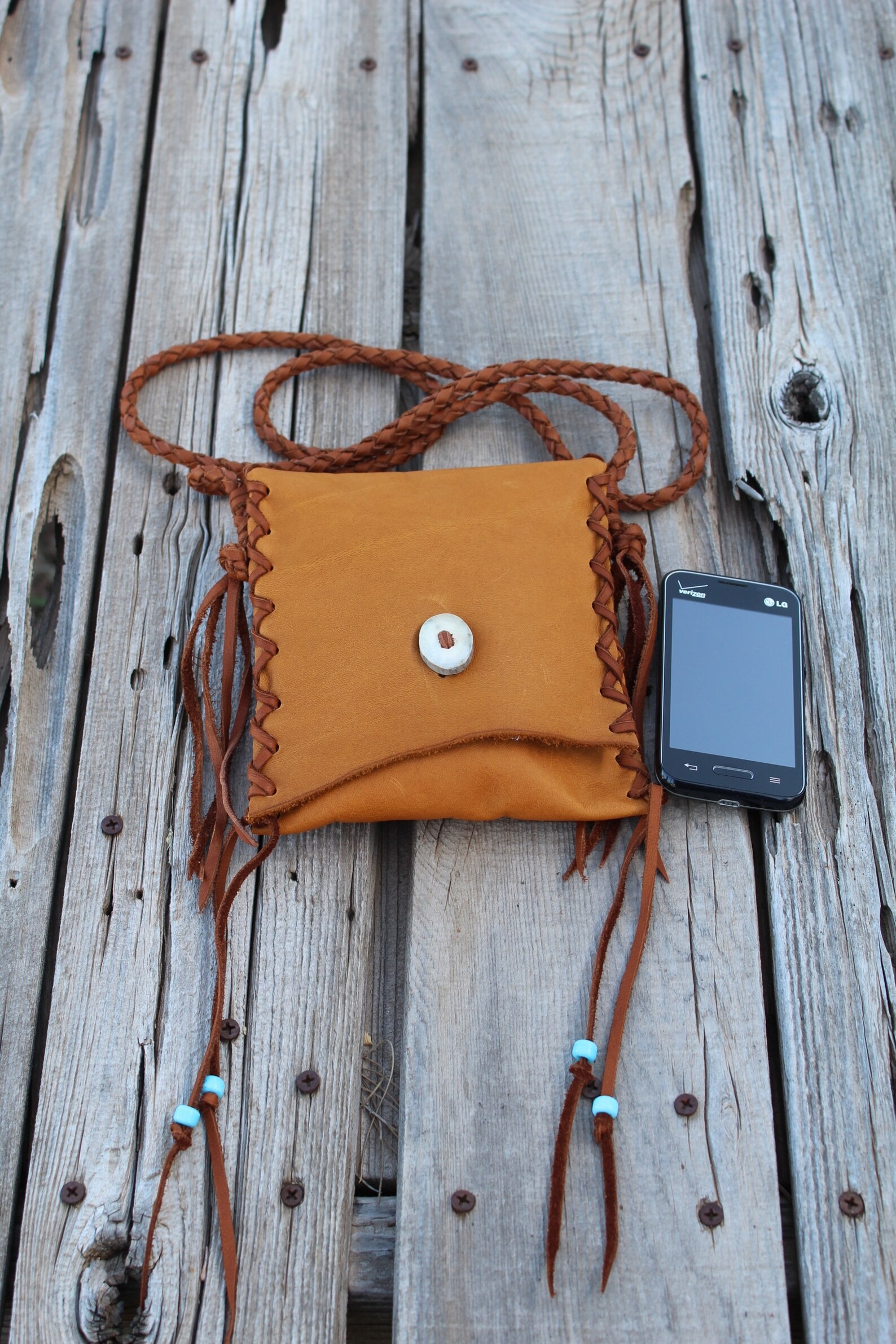 Simple Leather Bag, Cell Phone Bag, Crossbody Handbag, Leather Purse ...