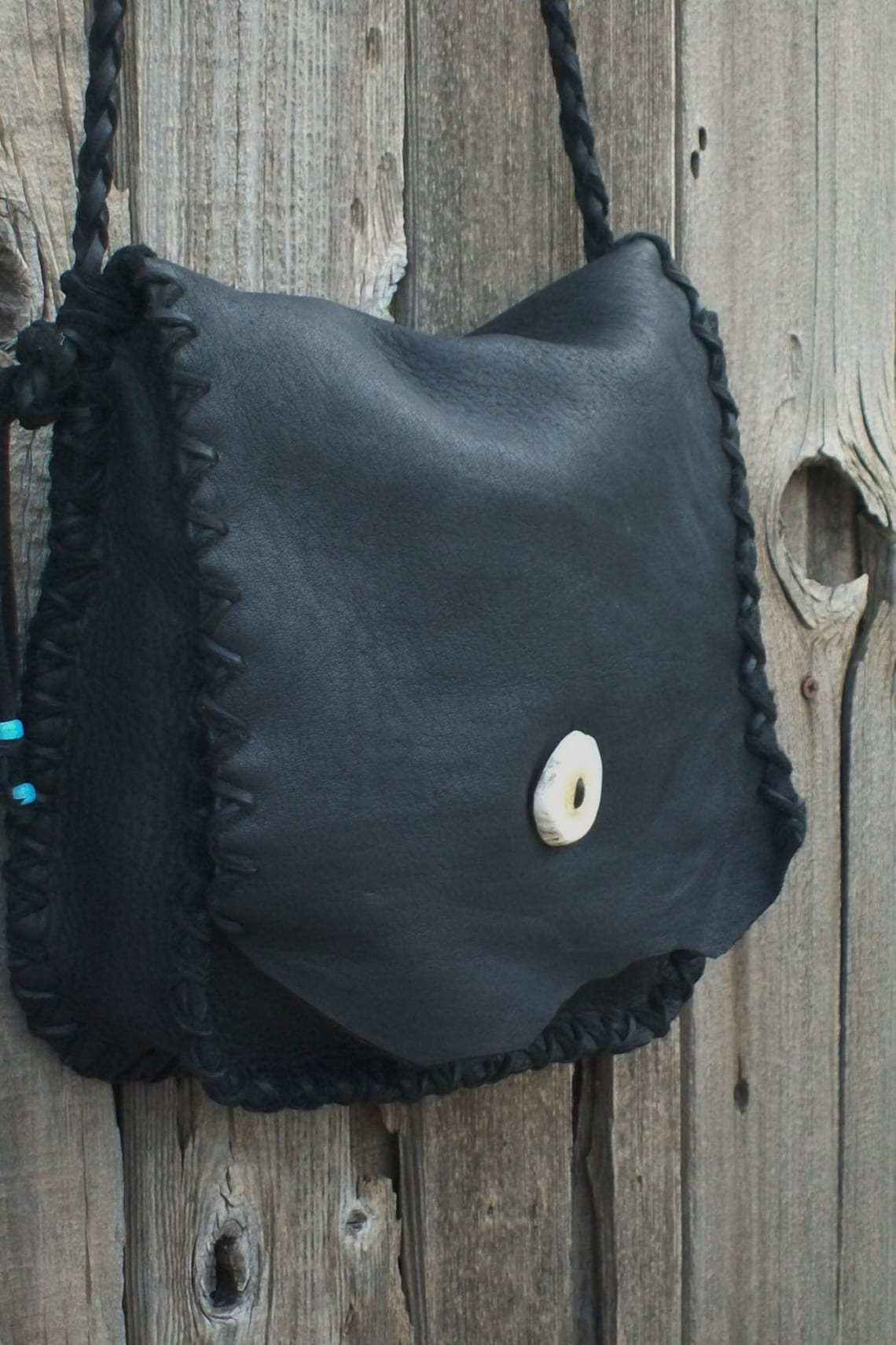 A Simple Black Shoulder Bag for Everyday Handmade Black - Etsy