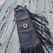 Chanupa Bag , Fringed Leather Pipe Bag With Beaded Bear Totem , Leather ...