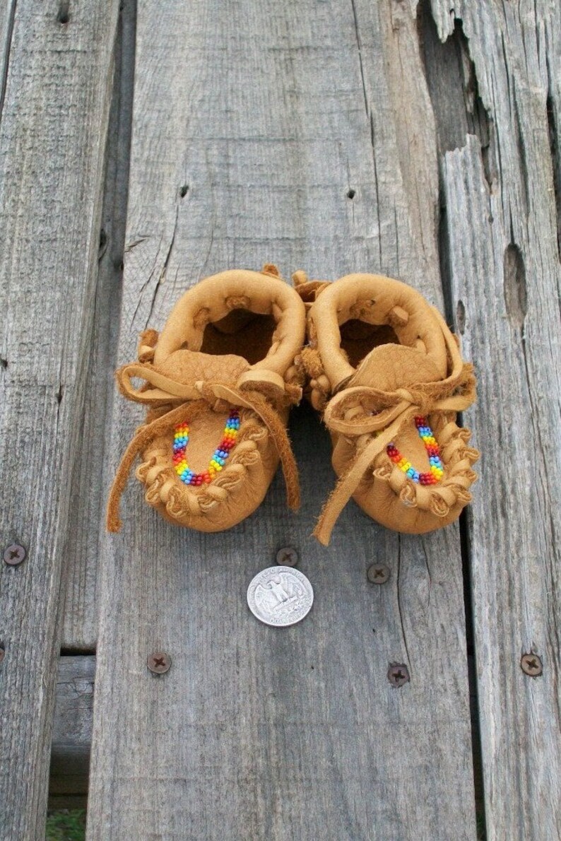 Baby moccasins beaded baby moccasins baby shoes | Etsy