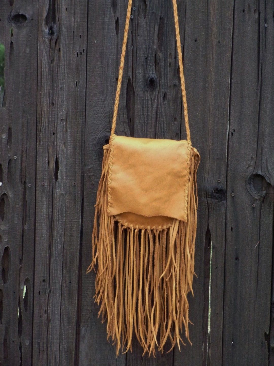 Fringed Crossbody Handbag , Leather Handbag With Fringe , Leather ...