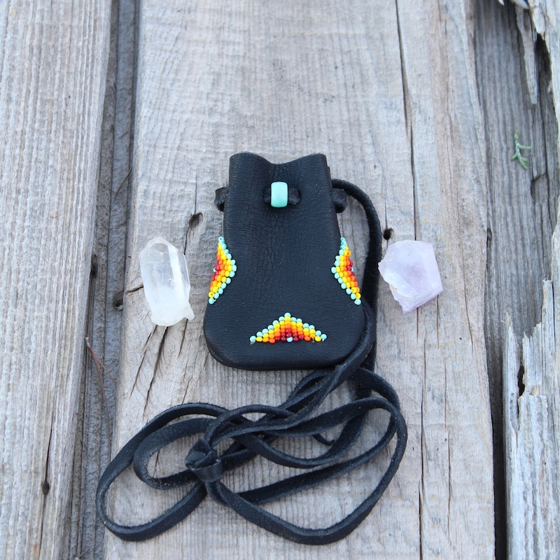 Beaded Amulet Bags - Etsy