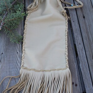 Fringed Leather Pipe Bag , Leather Pipe Bag , Pipe Bag , Chanupa Bag - Etsy