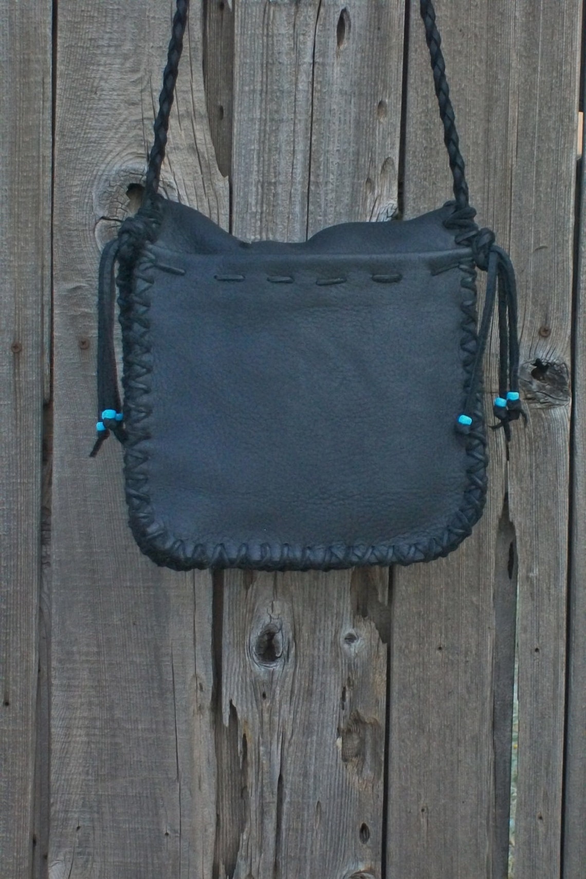A Simple Black Shoulder Bag for Everyday Handmade Black - Etsy
