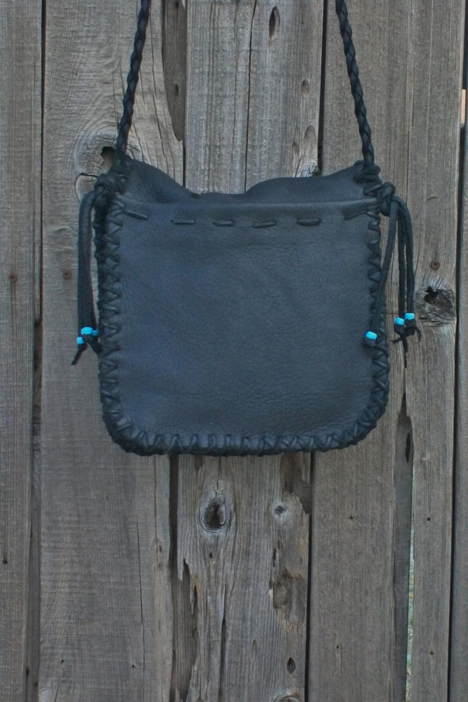 A Simple Black Shoulder Bag for Everyday Handmade Black - Etsy