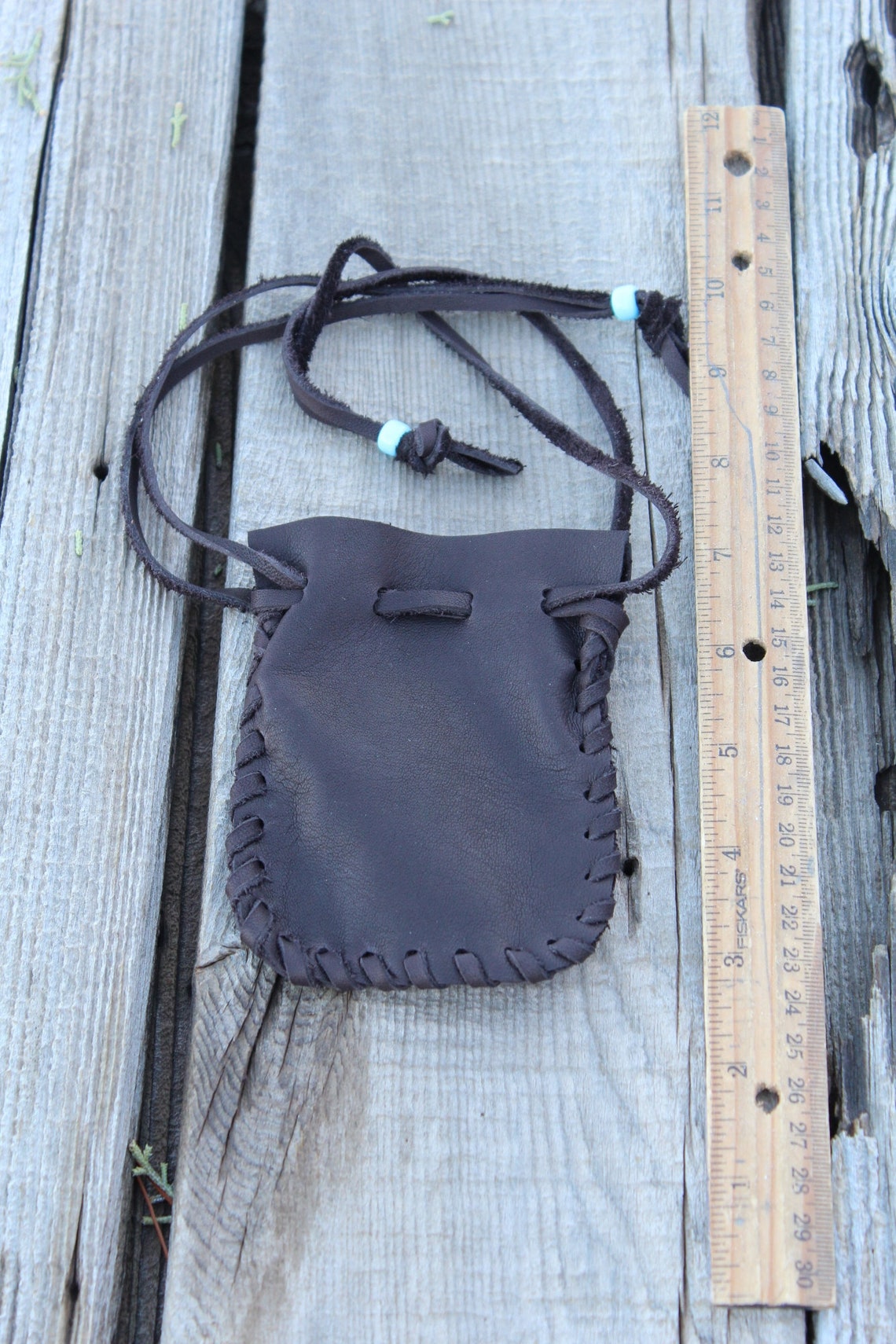 Leather Drawstring Bag Handmade Leather Pouch Leather - Etsy