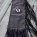 Chanupa Bag , Fringed Leather Pipe Bag With Beaded Bear Totem , Leather ...