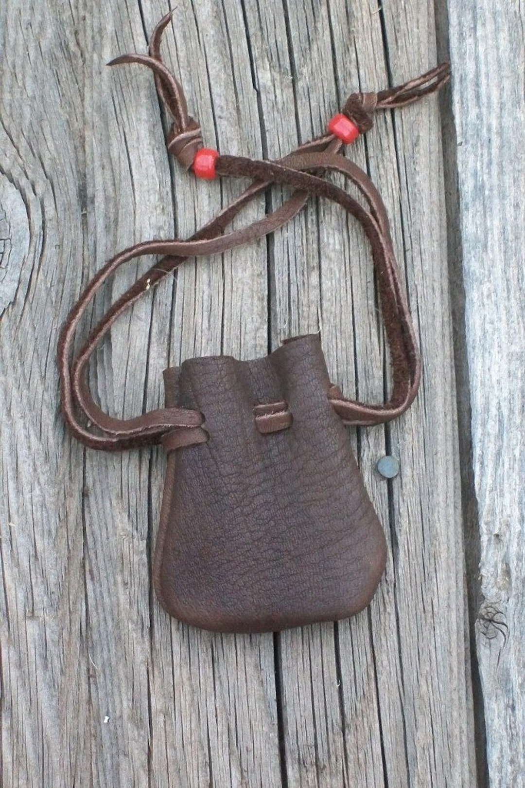 Small Leather Pouch , Leather Drawstring Pouch , Soft Leather Crystal ...