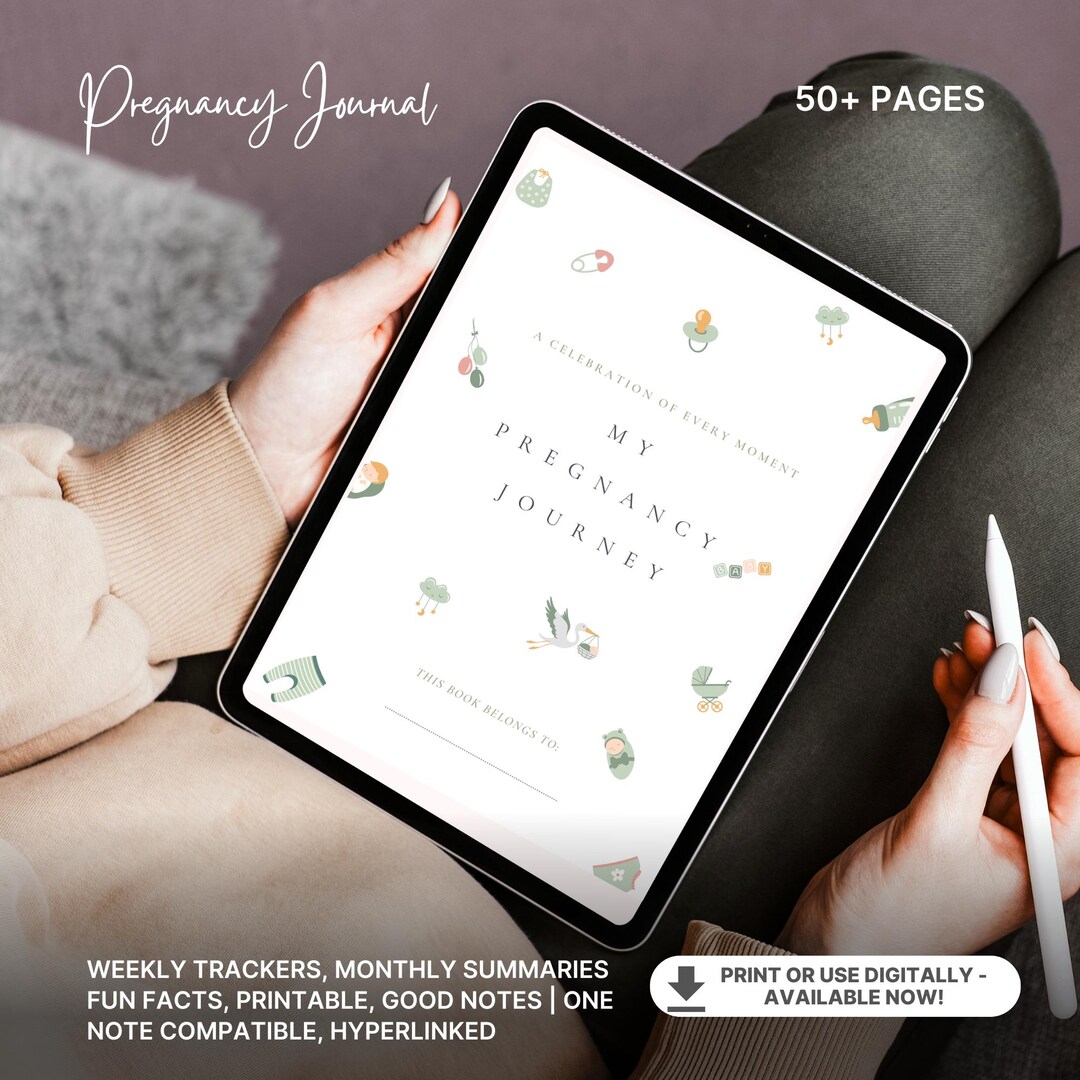 2025 Pregnancy Planner and Tracker for First Time Mom | Weekly and ...