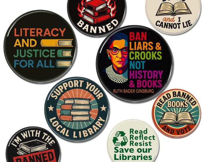 Libraries Are for Everyone Pin - Gold Plated - Etsy