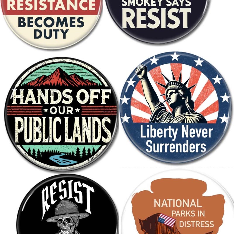 Library Buttons - Etsy