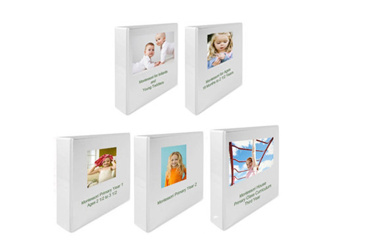 Montessori Curriculum Teaching Album Set: Five Album SET - Etsy