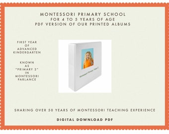 Montessori Digital Download Complete Kindergarten Teaching | Etsy