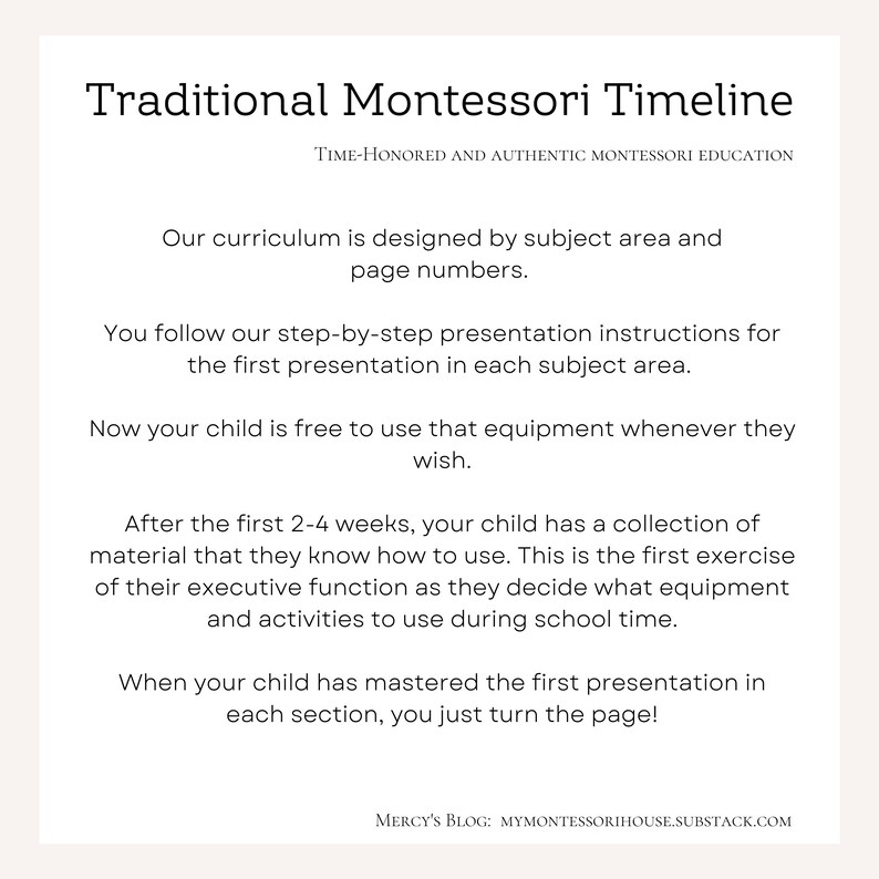 Montessori Curriculum for Kindergarten and First Grade - Etsy