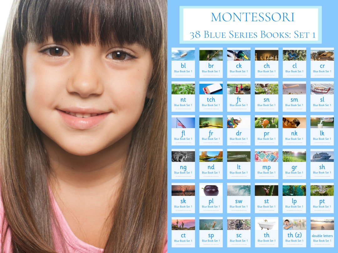 Montessori House: Blue Series Books in Print - Etsy