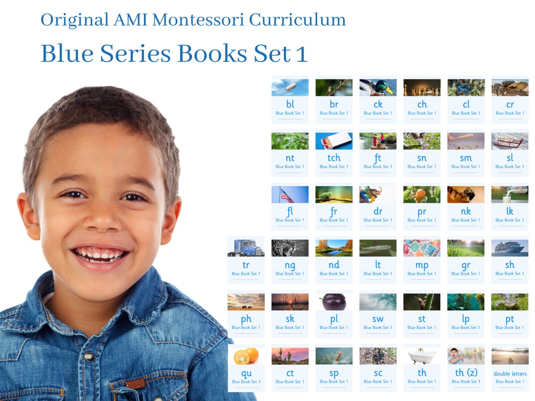 Digital Download by Montessori House: Blue Series Book Set 1 - Etsy