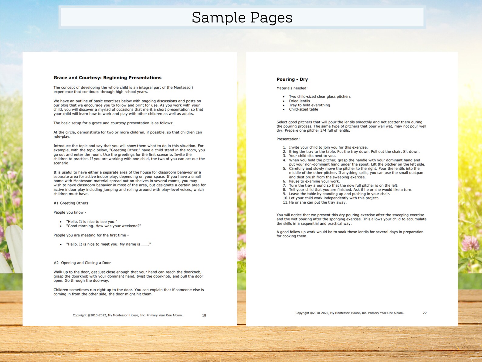 Montessori Teaching Album Homeschool Curriculum for Prek - Etsy Canada