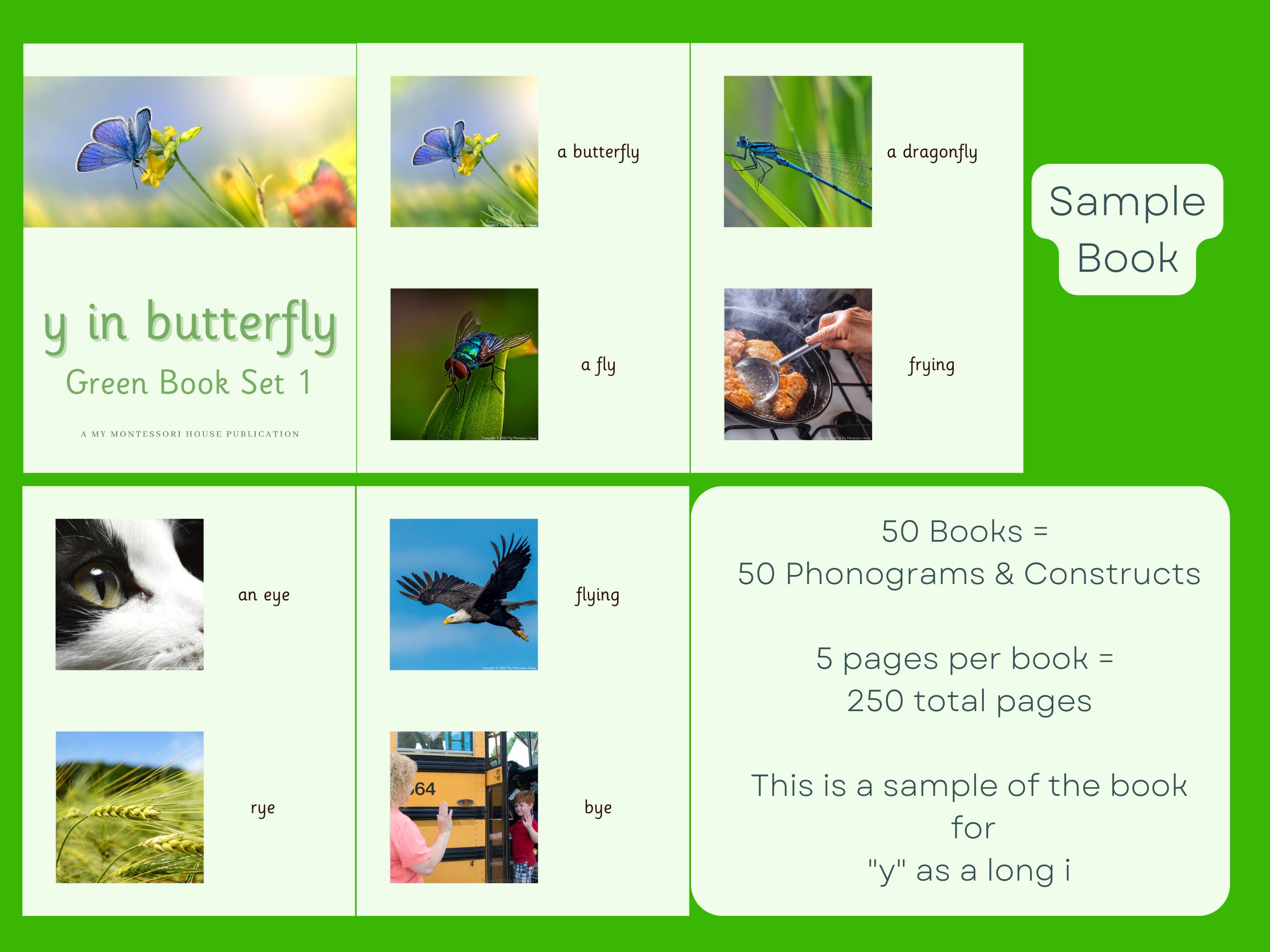 Montessori House: Green Series Reading Books in Print for Prek ...