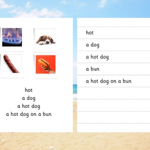 Montessori Reading Cards: Kindergarten to First Grade Sets 1 & 2 in ...