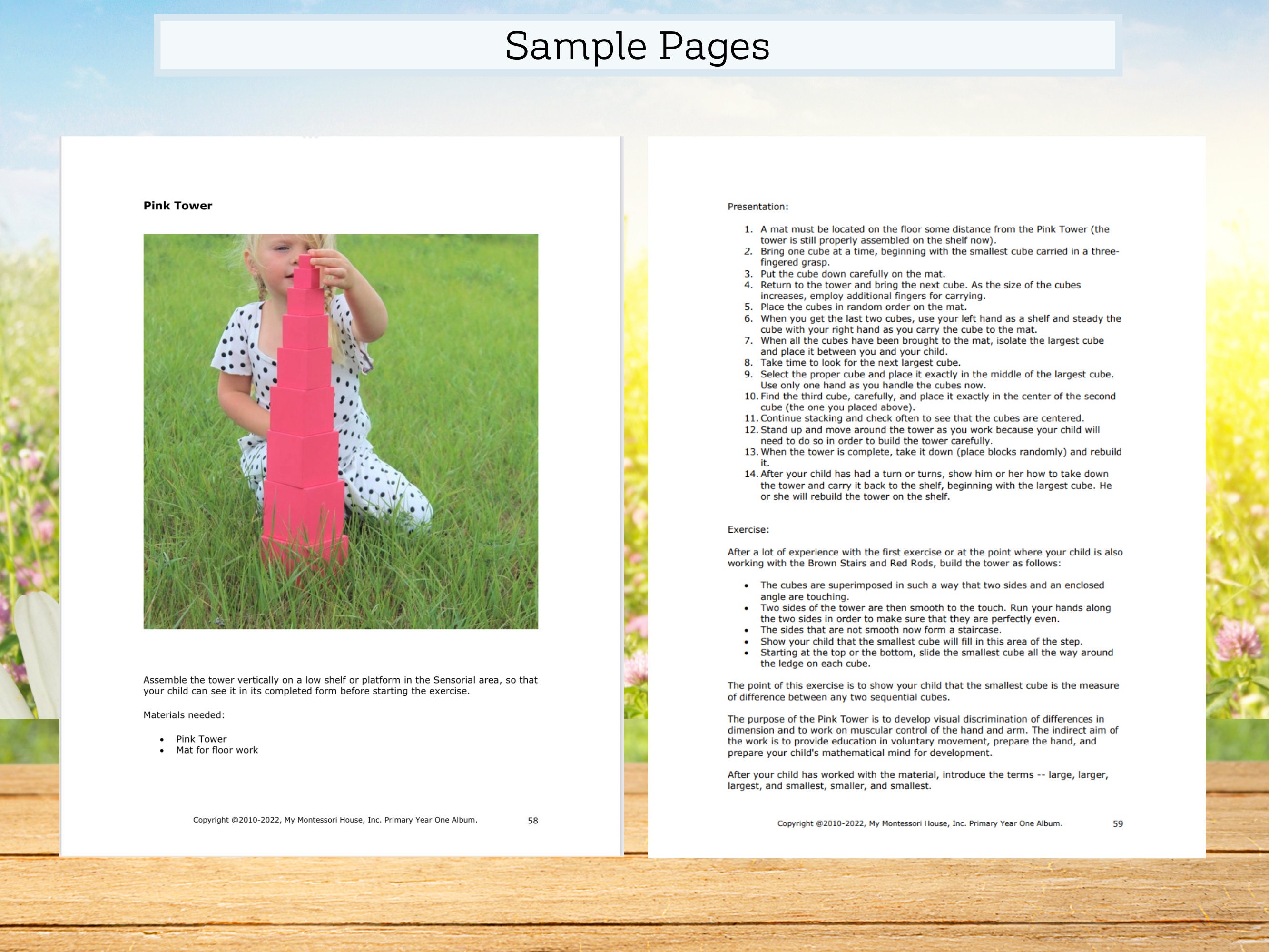 Montessori Teaching Album Homeschool Curriculum for Prek - Etsy Canada