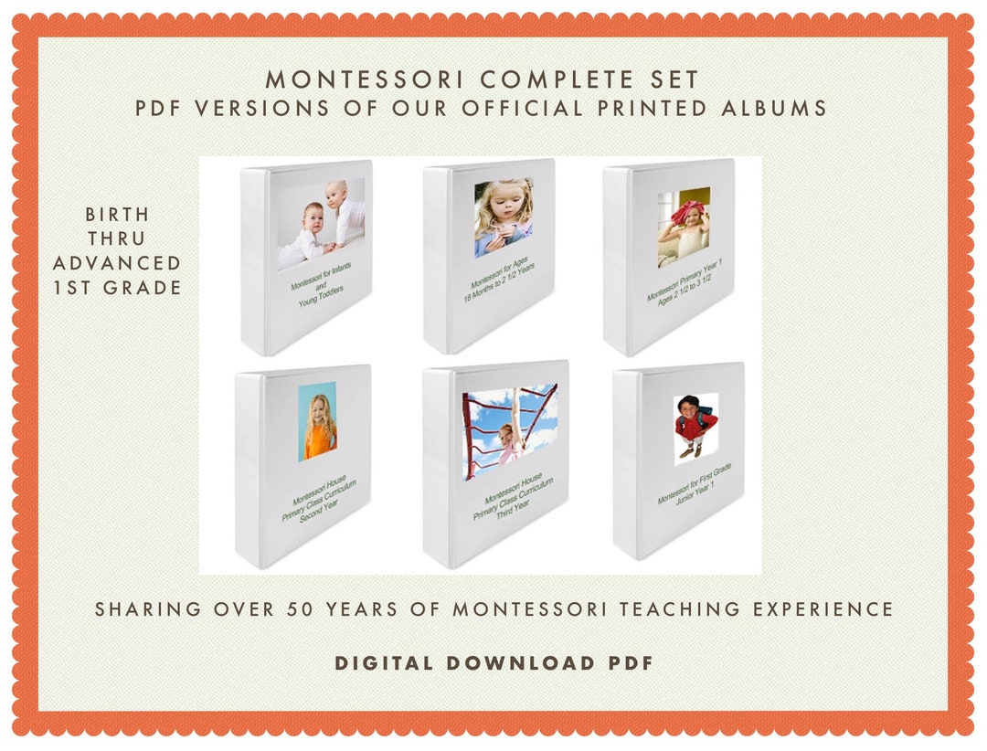 AMI Montessori House Infant Through First Grade Homeschool Curriculum ...