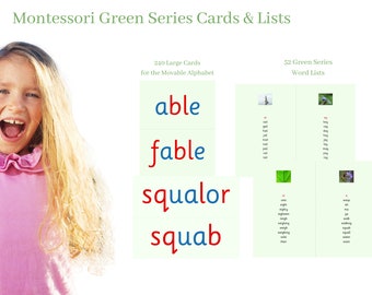 Digital Download by Montessori House: Blue Series Word Cards & - Etsy
