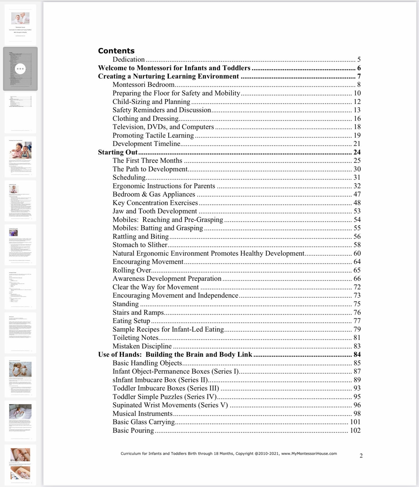 Montessori Teaching Album for Babies Infants Toddlers - Etsy