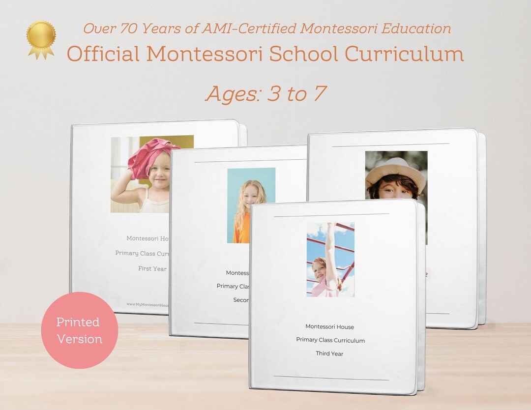 Montessori Teaching Curriculum Prek Thru 1st Grade Homeschool SET Learn ...