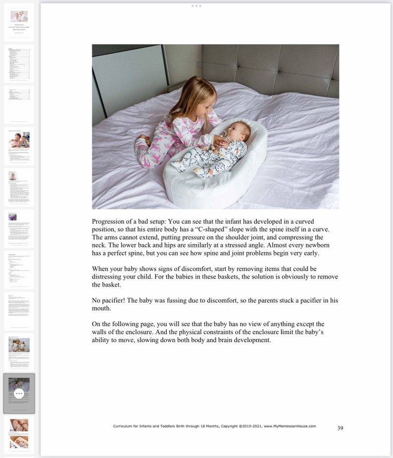 Montessori Teaching Album for Babies Infants Toddlers - Etsy