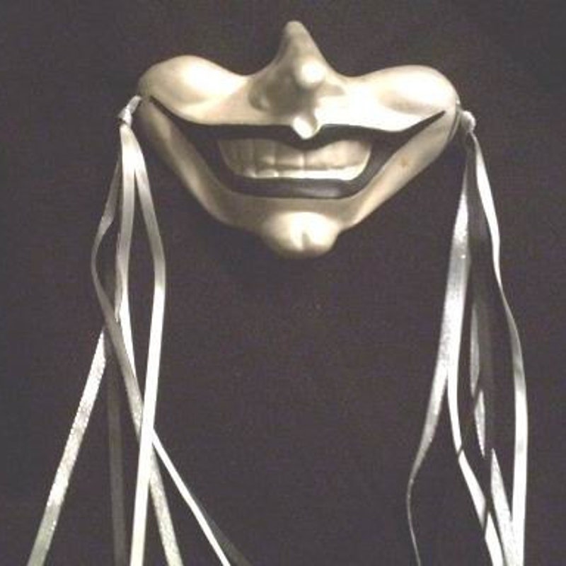 White Smiling Mask - Etsy