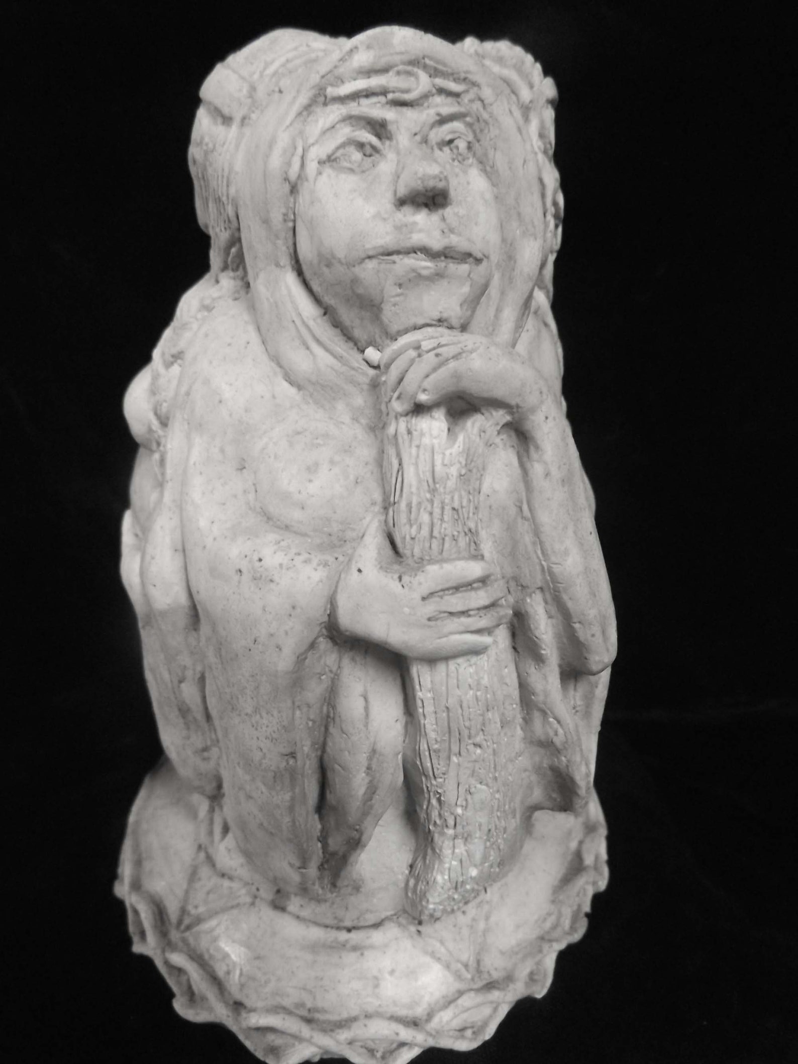 Triple Goddess Statue Medieval Maiden Mother Crone Sculpture Wiccan ...