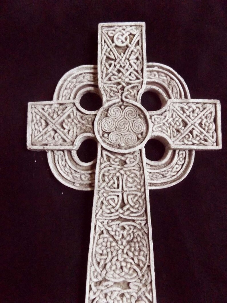 Celtic Cross Wall Hanging Medium Gothic Brown Plaque - Etsy