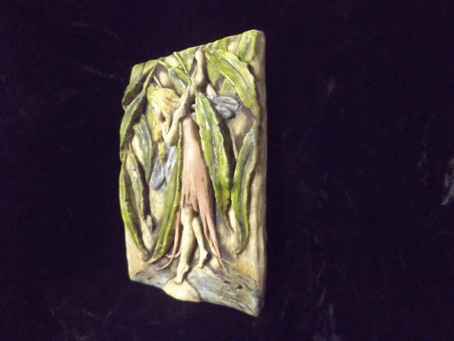 Fairie Wall Plaque Hanging Fairy Sprite Fae Pixie Garden Yard - Etsy