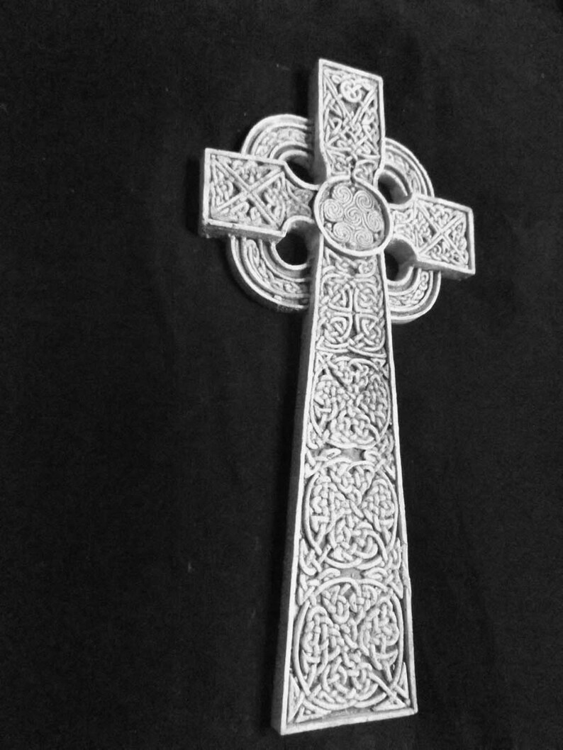 Celtic Cross Wall Hanging Medium Gothic Brown Plaque - Etsy
