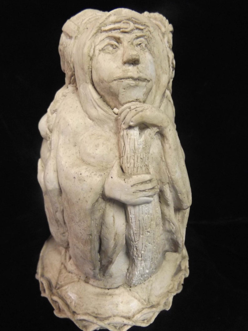 Triple Goddess Statue Medieval Maiden Mother Crone Sculpture - Etsy UK